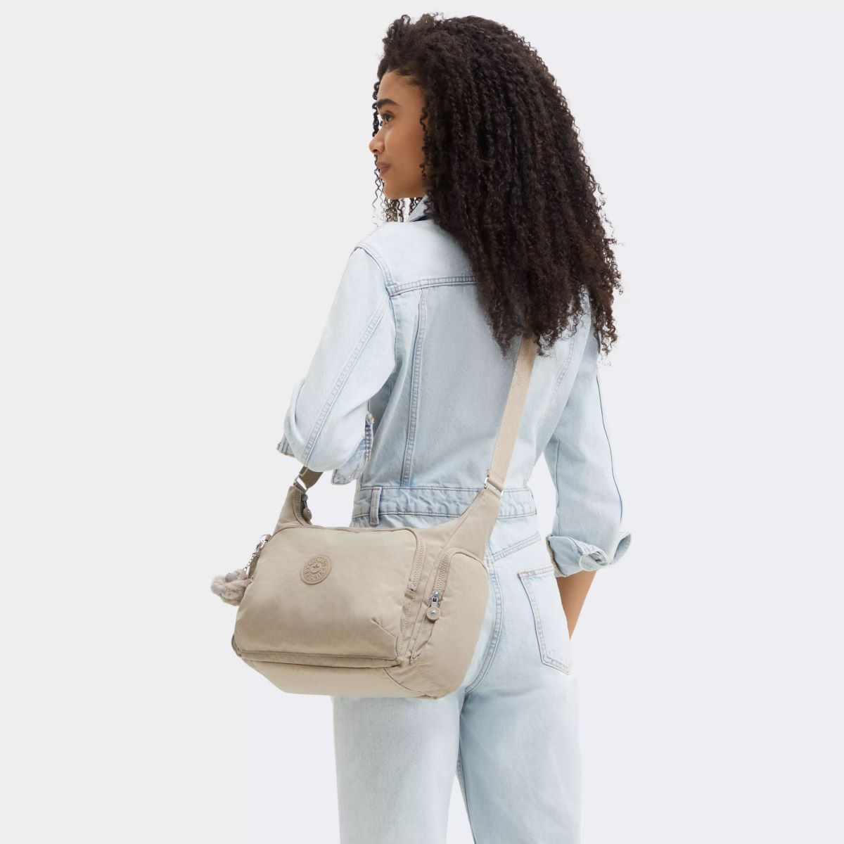 GABB Sign Beige Emb - Kipling Brunei Official Store