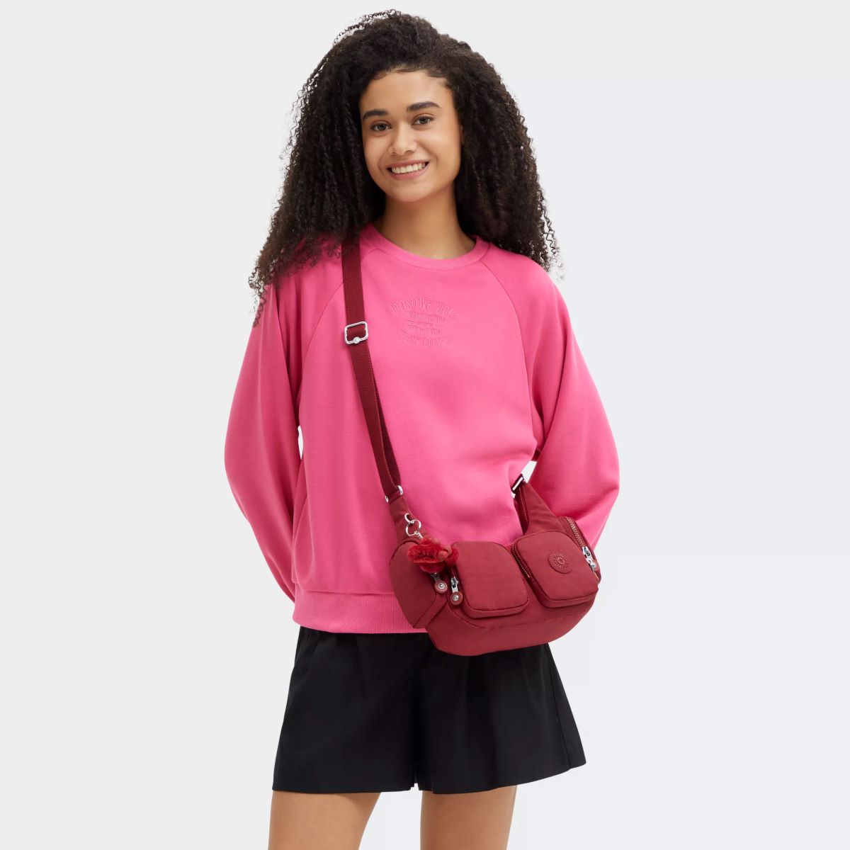RIKKA S Funky Red - Kipling Brunei Official Store